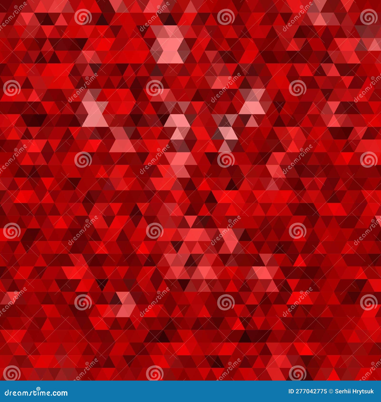 Red Triangular Background. Vector Polygonal Style. Presentation ...
