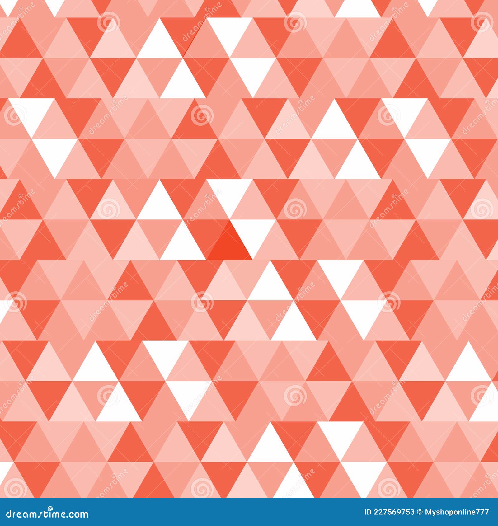 Red Triangular Shape Pattern Stock Illustration - Illustration of ...
