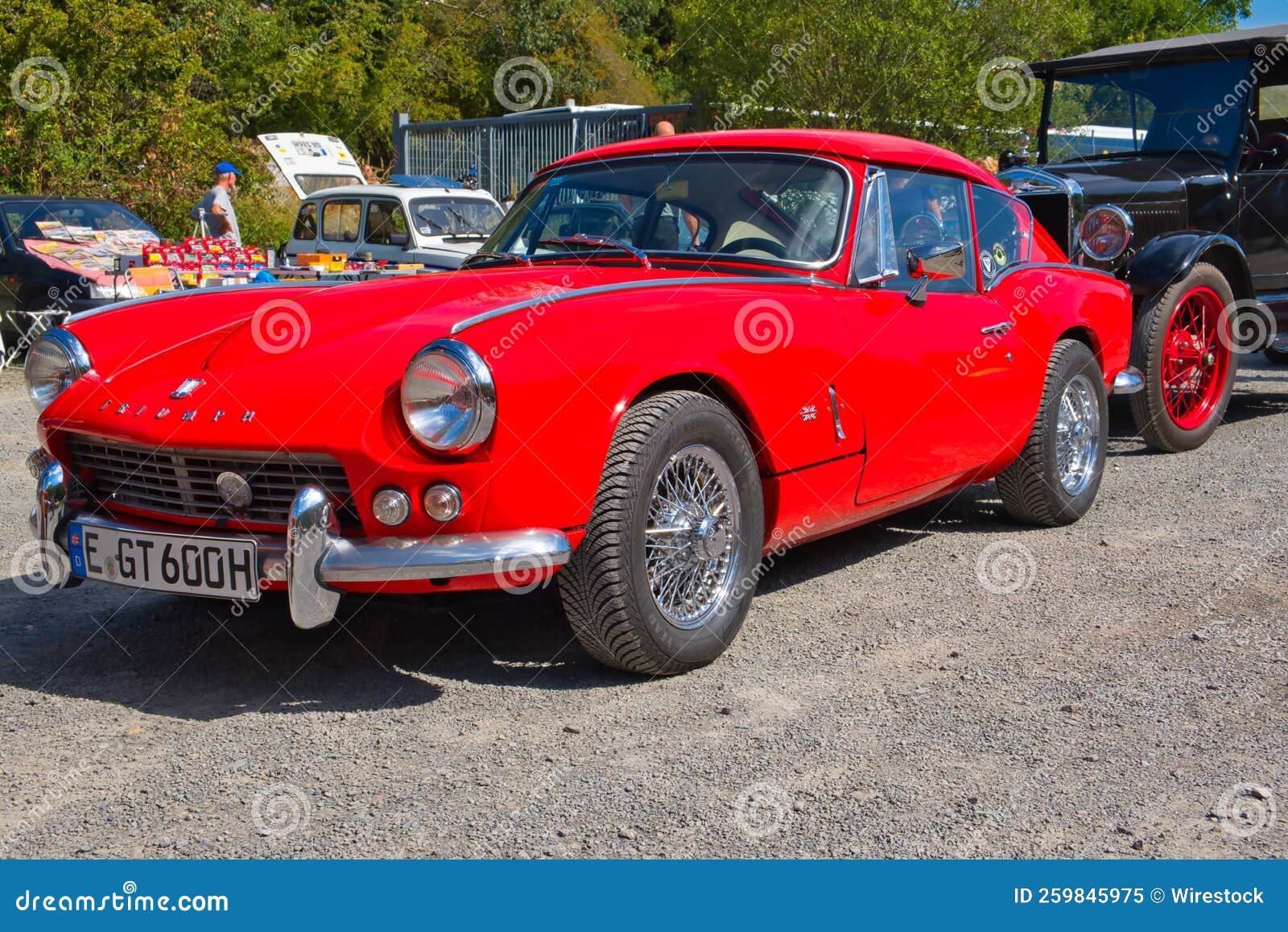 Red Triumph GT6 Classic Car Editorial Image - Image of design, british ...