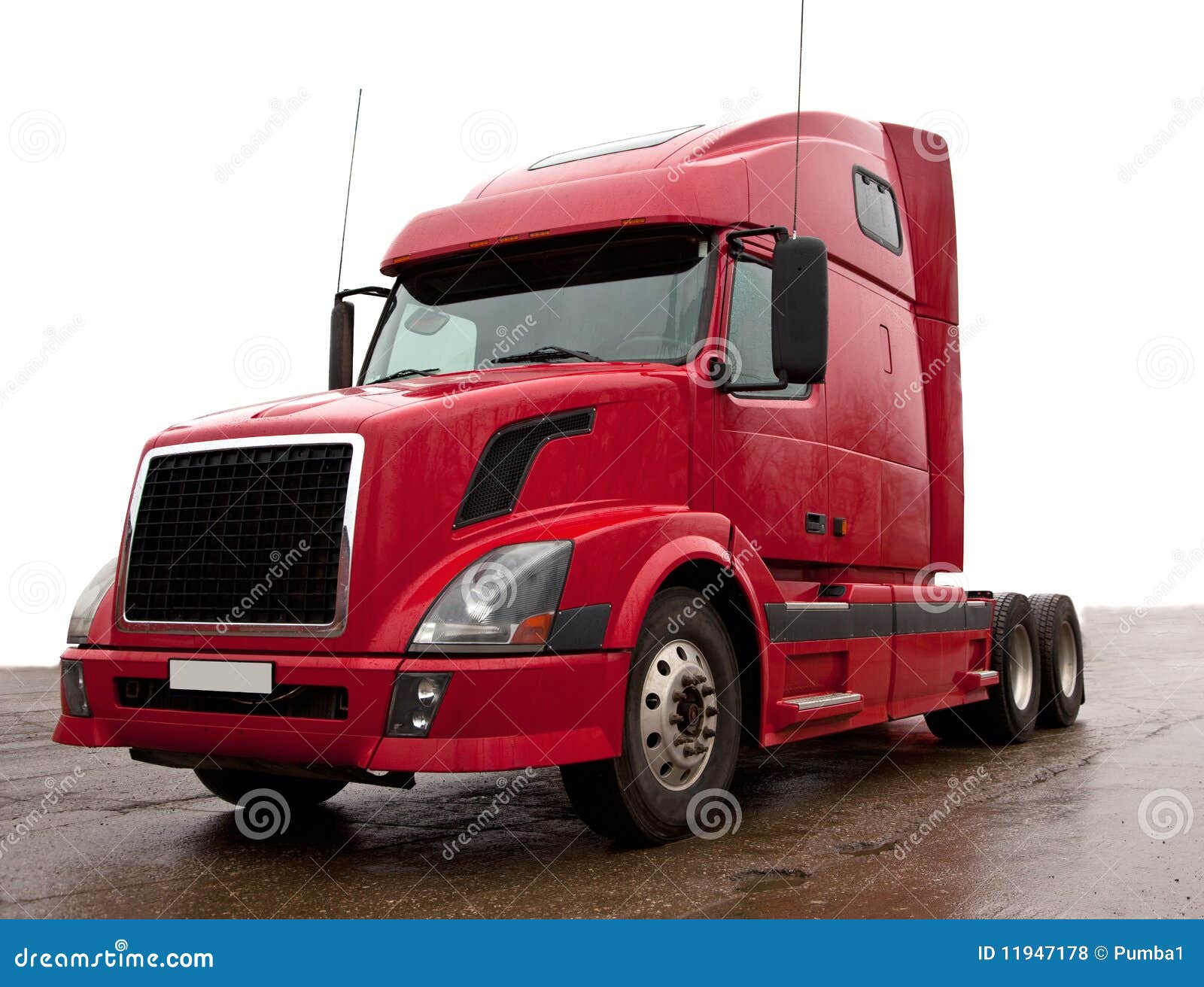 Red truck stock photo. Image of shipping, colorful, driver - 11947178