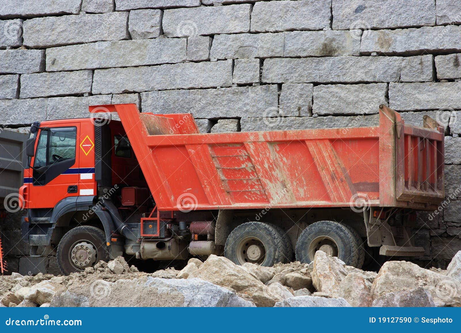 Red truck stock photo. Image of motor, jumper, power - 19127590