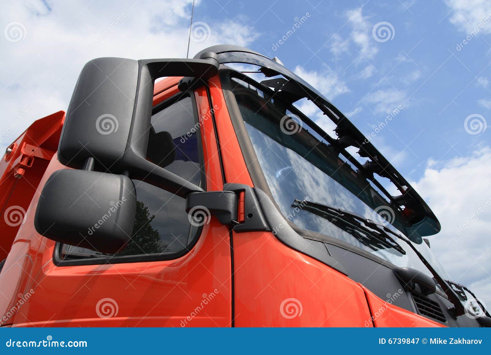 Red truck face. stock image. Image of plastic, automobile - 6739847