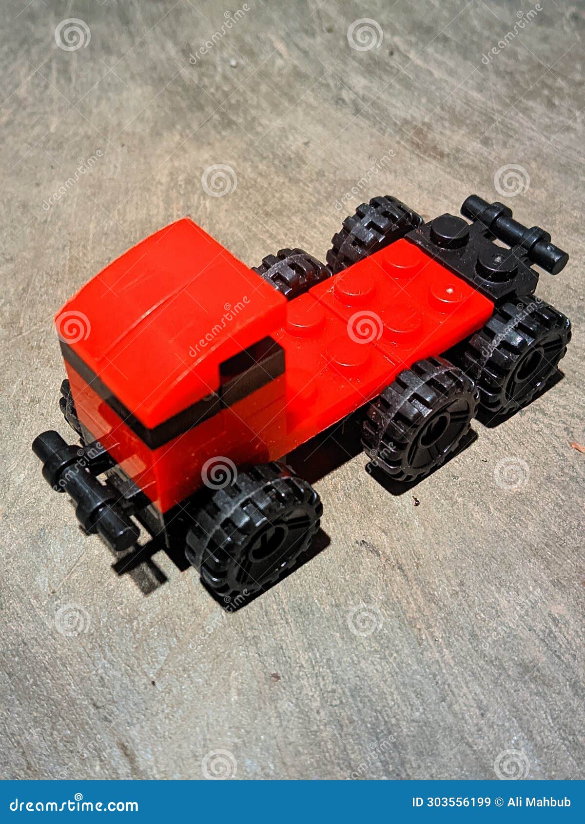 Red Truck Toy for Small Children Stock Image - Image of children, small ...
