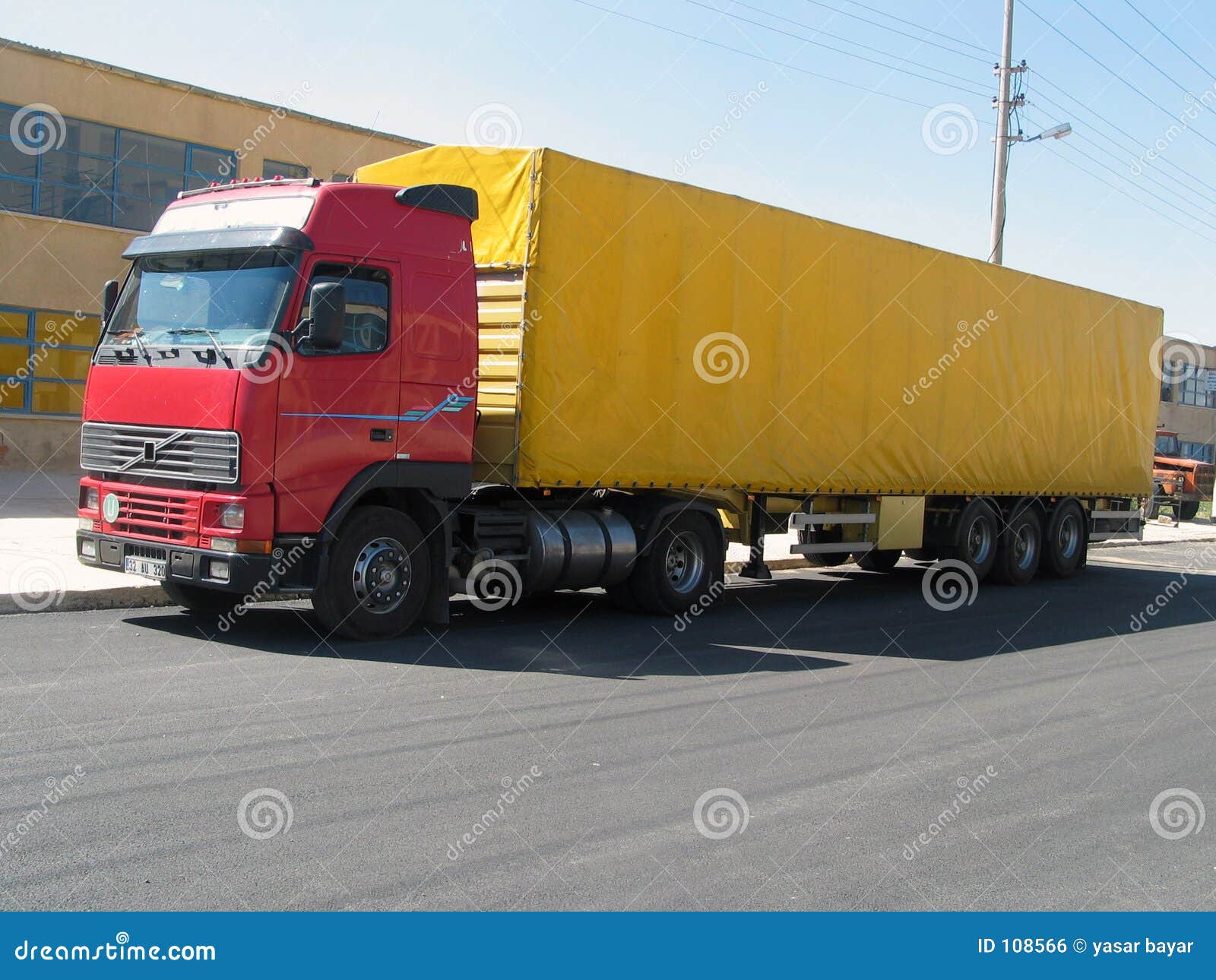 Red truck2 stock photo. Image of truck, lorry, white, drive - 108566