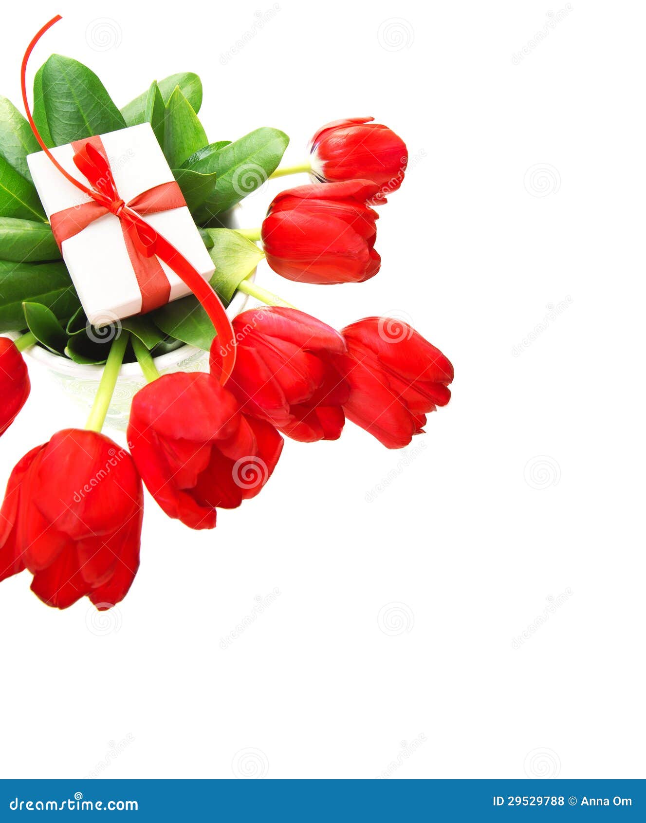 Red tulips border stock photo. Image of decoration, celebrate - 29529788