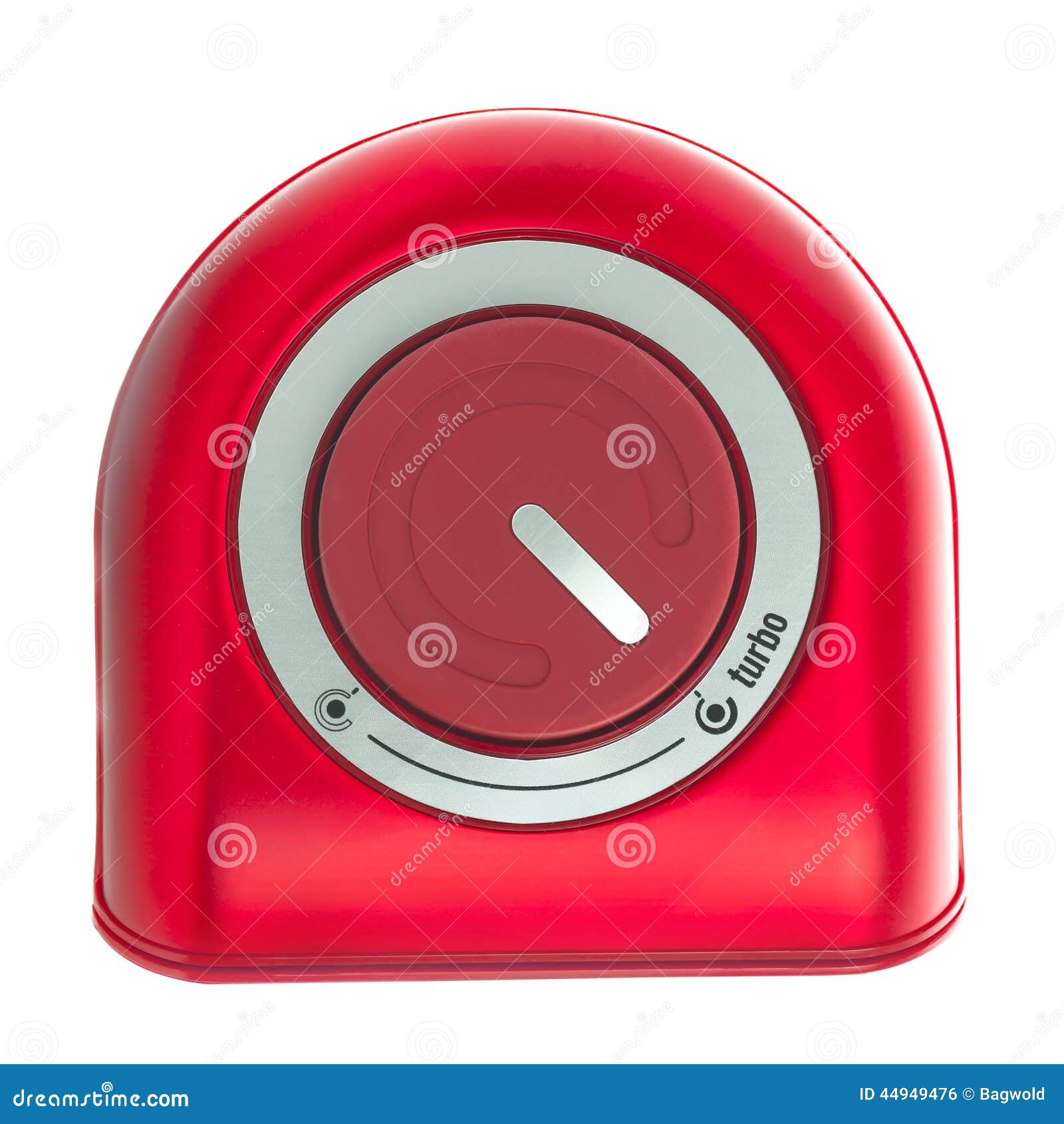 Red Turbo Button stock photo. Image of communicate, boost - 44949476