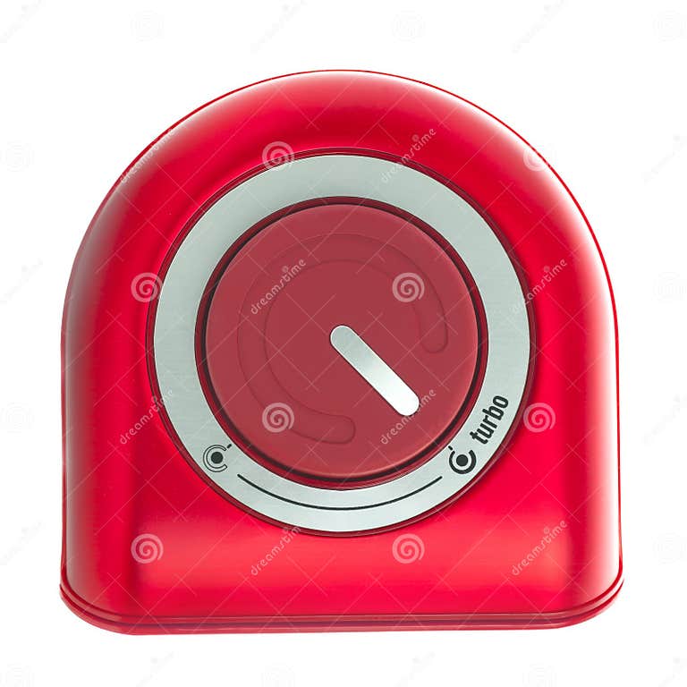 Red Turbo Button stock photo. Image of communicate, boost - 44949476