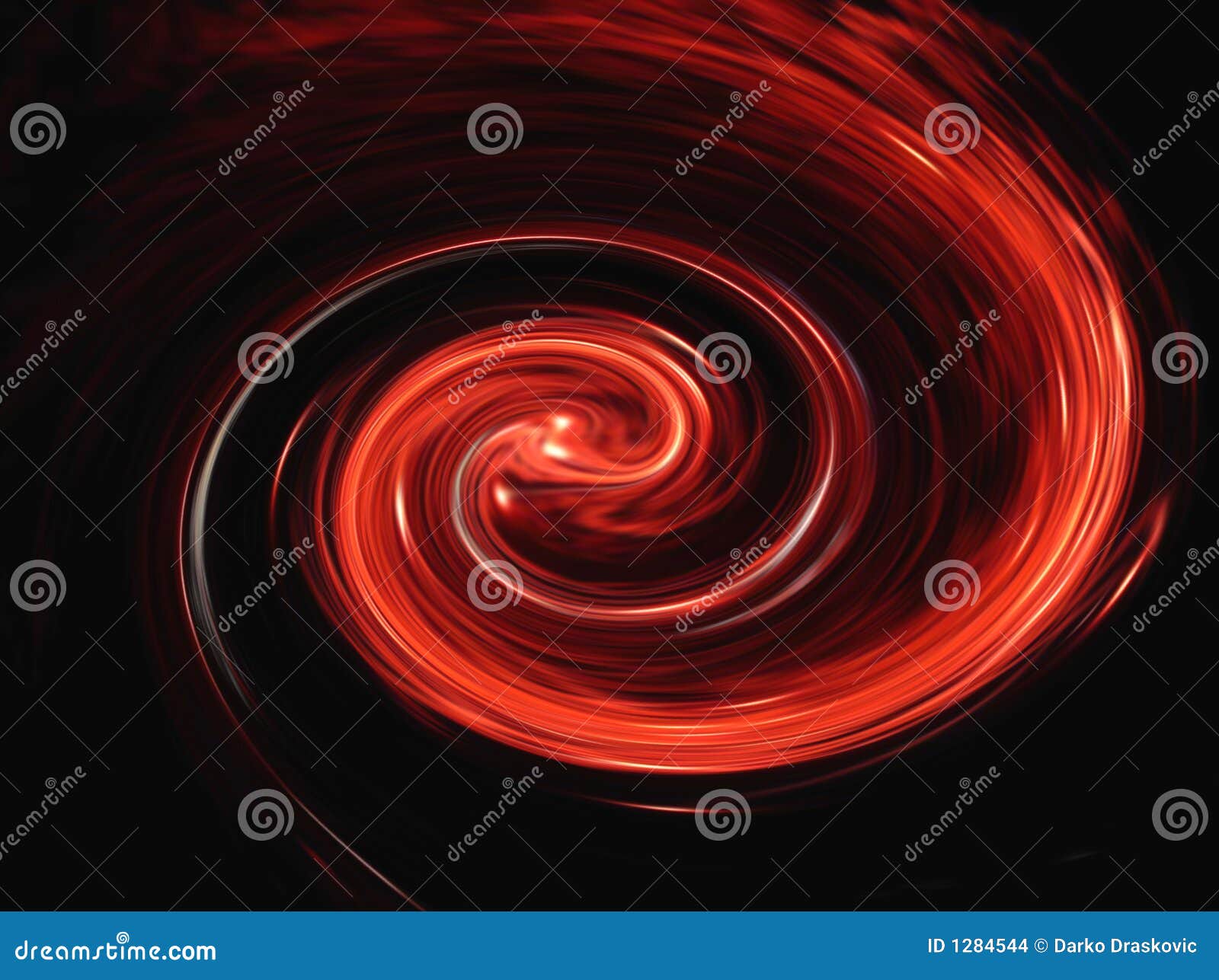 Red twirl stock illustration. Illustration of render, shape - 1284544