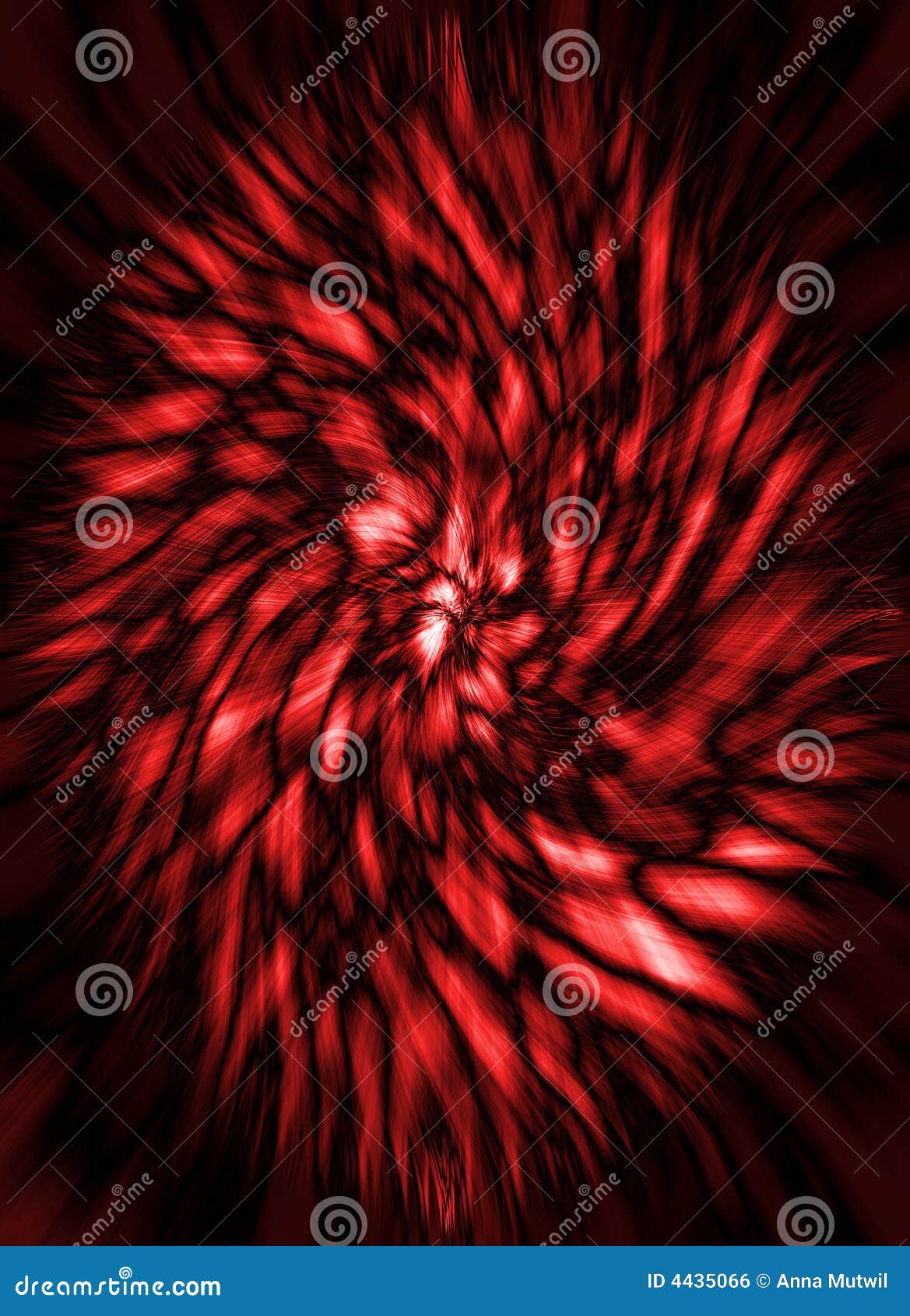 Red twirl stock illustration. Illustration of trance, form - 4435066