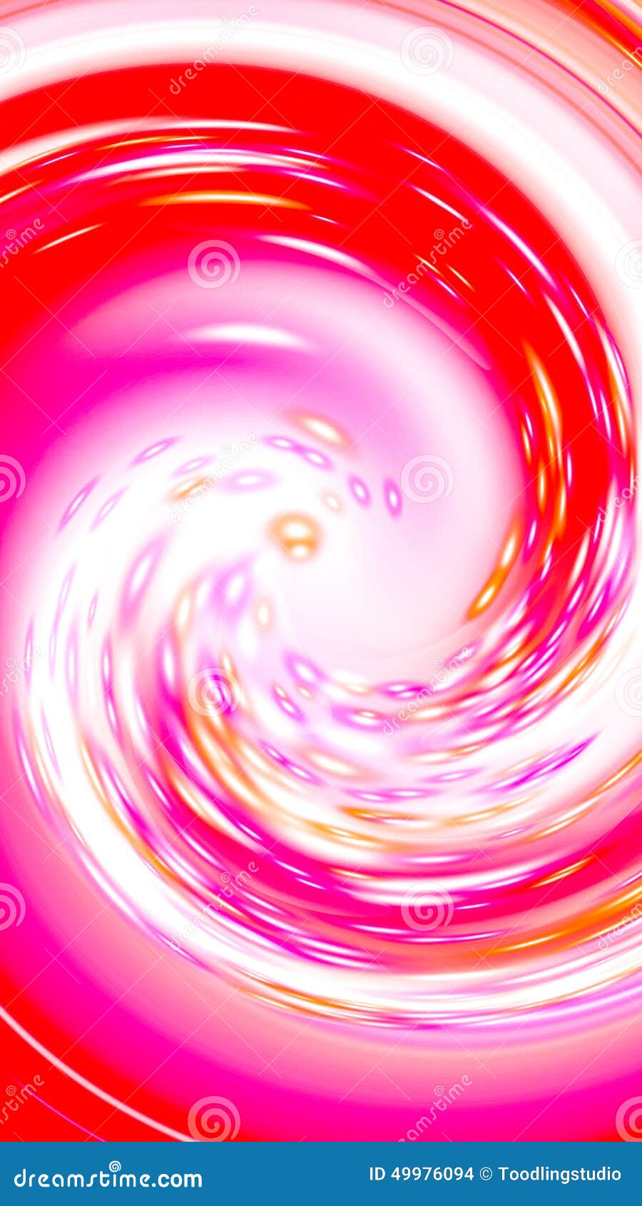 Red Twirl Circular Wave Background. Stock Illustration - Illustration ...