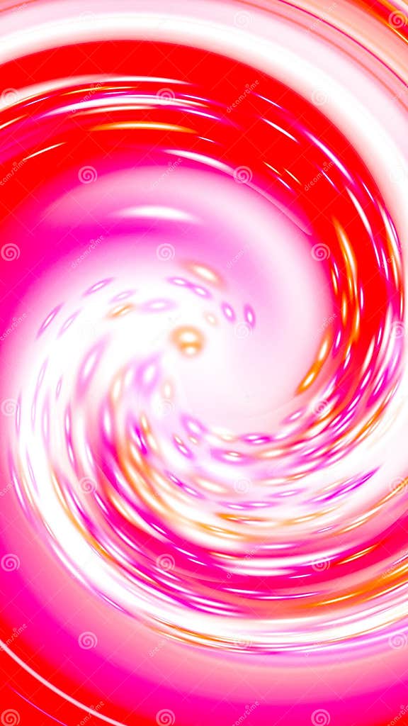 Red Twirl Circular Wave Background. Stock Illustration - Illustration ...