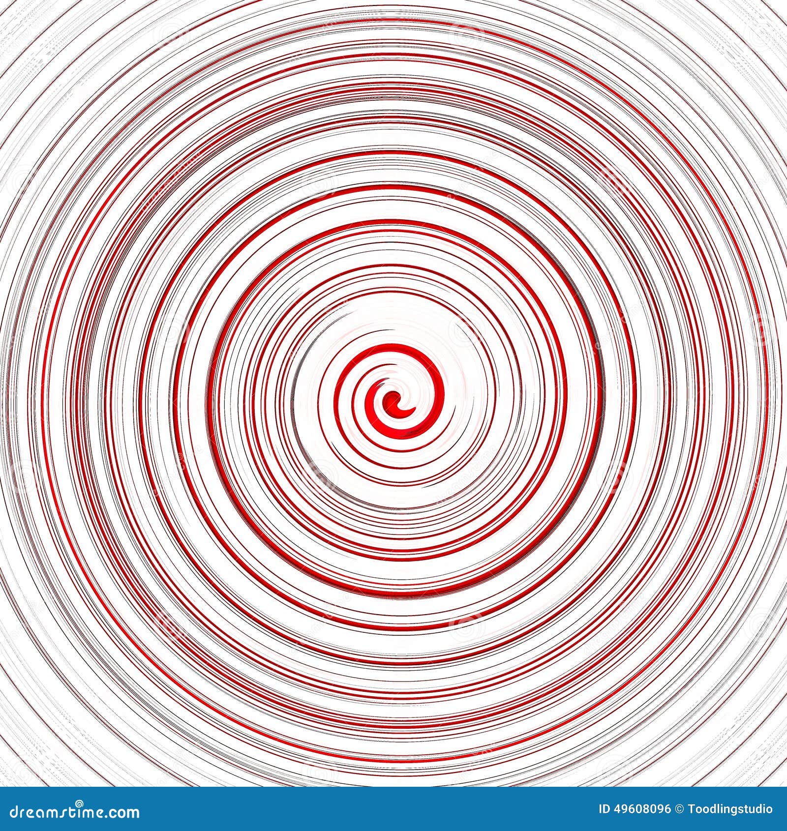 Red twirl circular wave stock illustration. Illustration of swirl ...