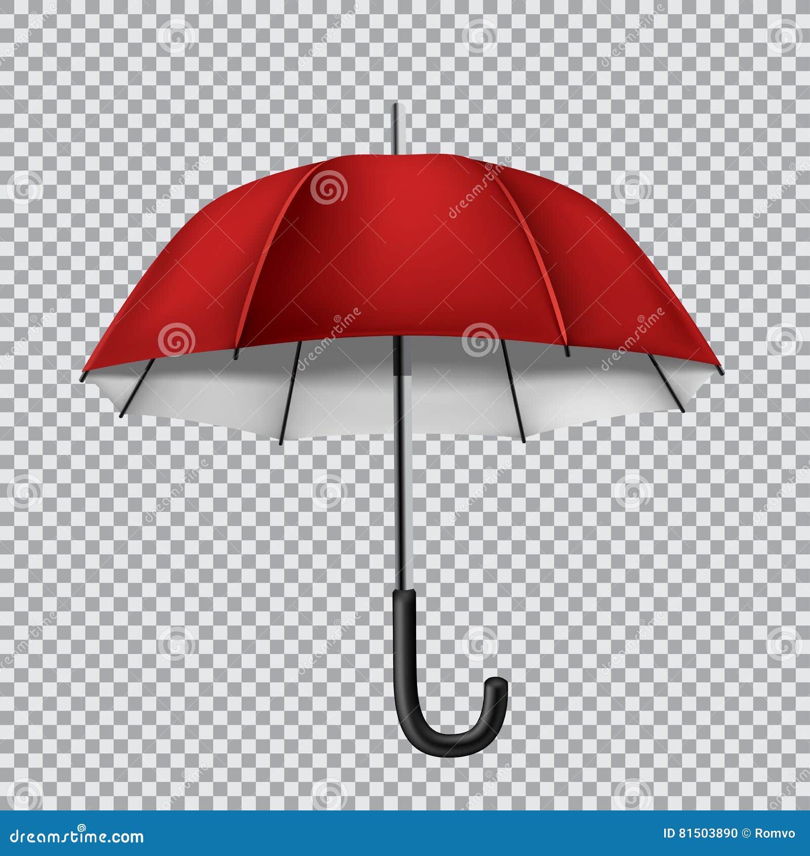 Red Umbrella Transparent Background Stock Vector - Illustration of ...