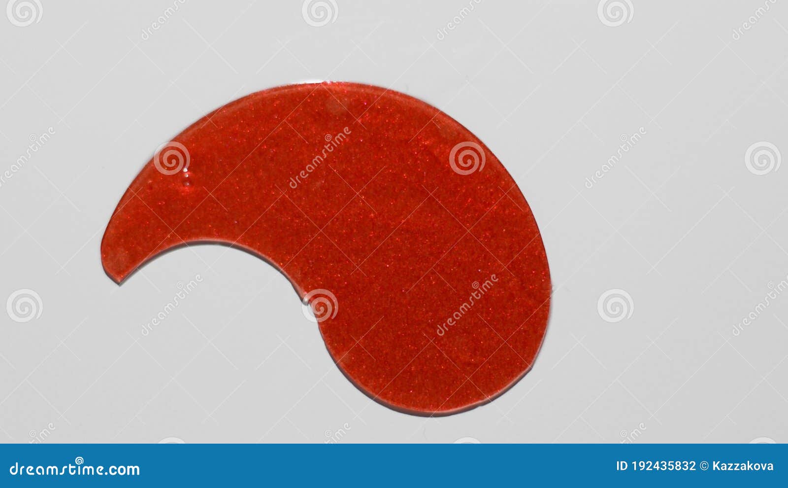 Red Under Eye Patch on White with Sunlight Stock Photo - Image of ...