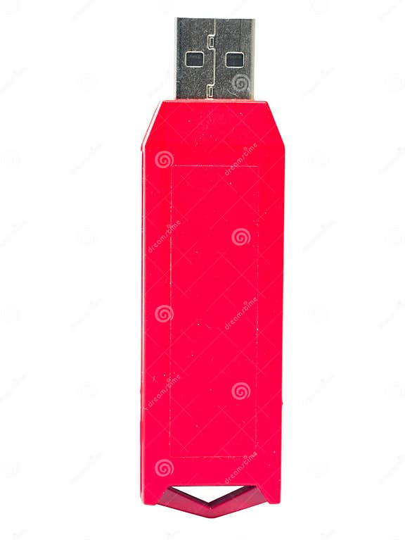 Red USB stick stock image. Image of stick, data, store - 29512725