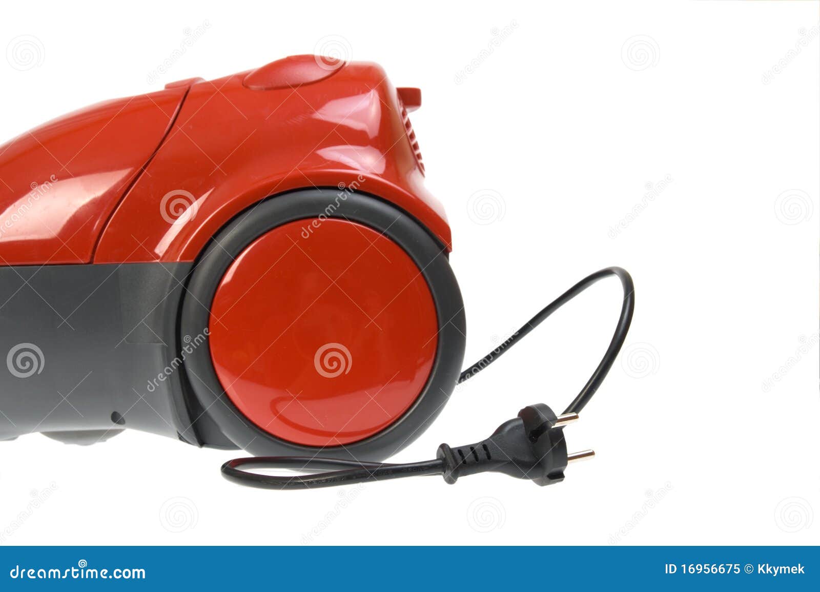 Red Vacuum cleaner stock image. Image of clean, dust - 16956675