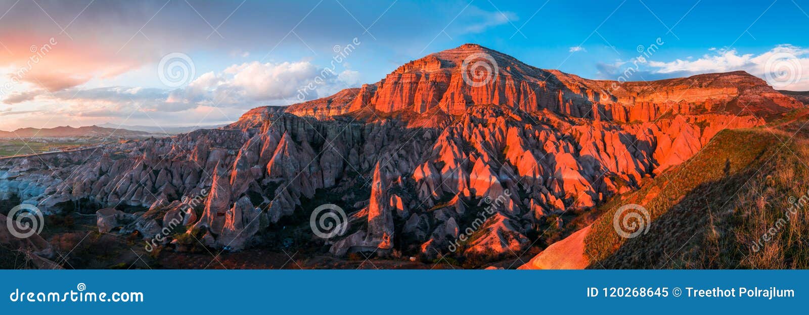 The Red Valley in Cappadocia, Turkey Stock Image - Image of destination ...