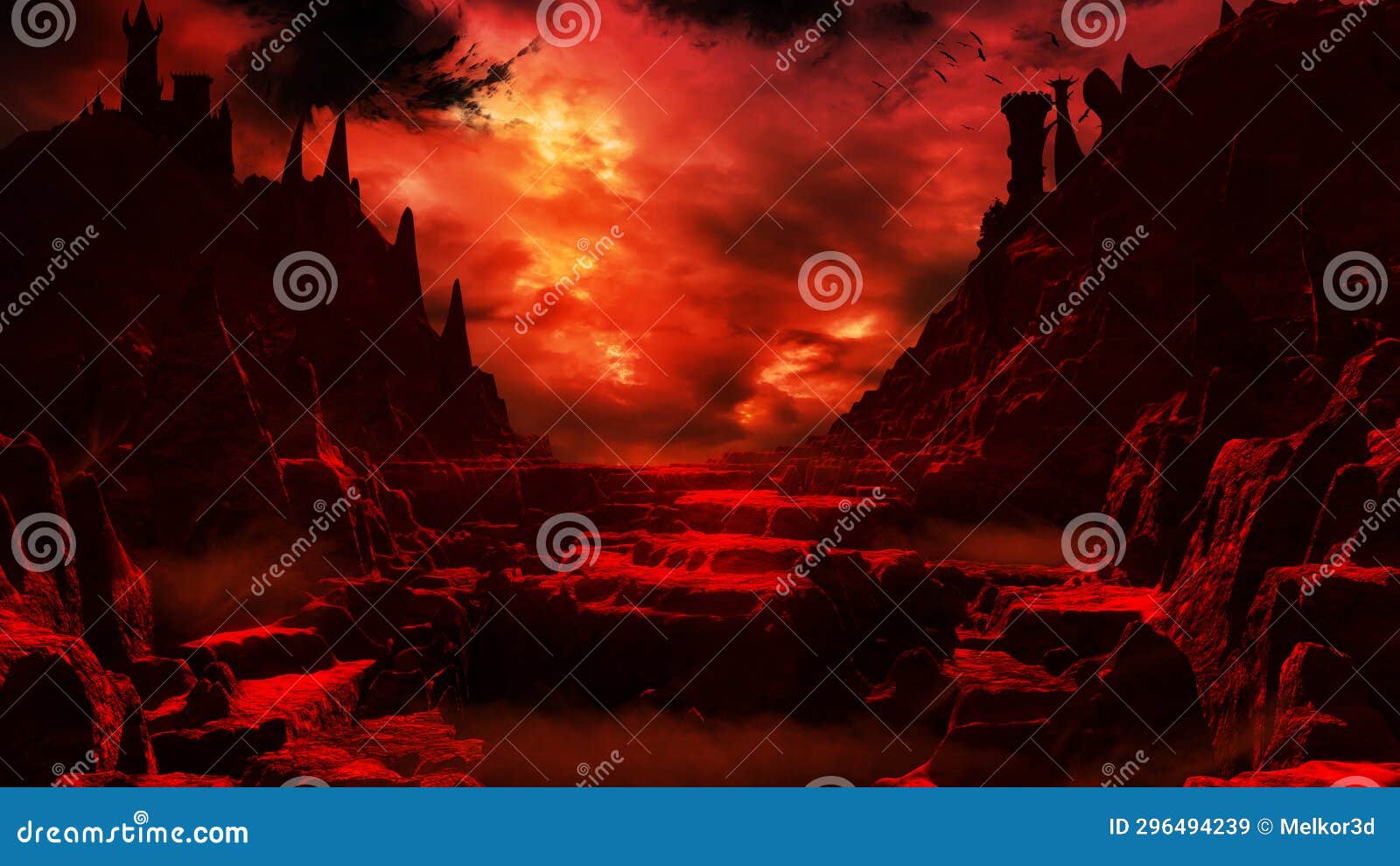 Red Valley stock image. Image of rocks, landscape, background - 296494239