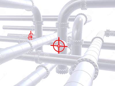 Red valve stock illustration. Illustration of valve, heat - 2120599