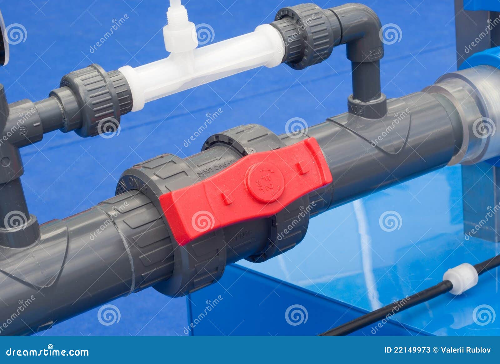 Red valve stock image. Image of installing, device, pipeline - 22149973
