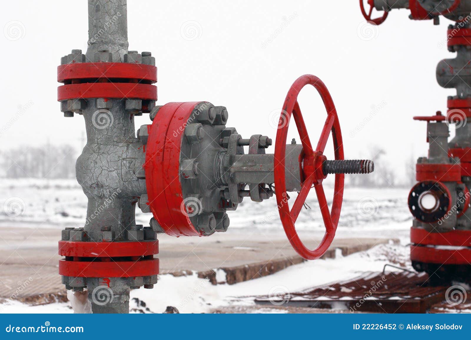 Red valve stock photo. Image of facility, finance, exploration - 22226452