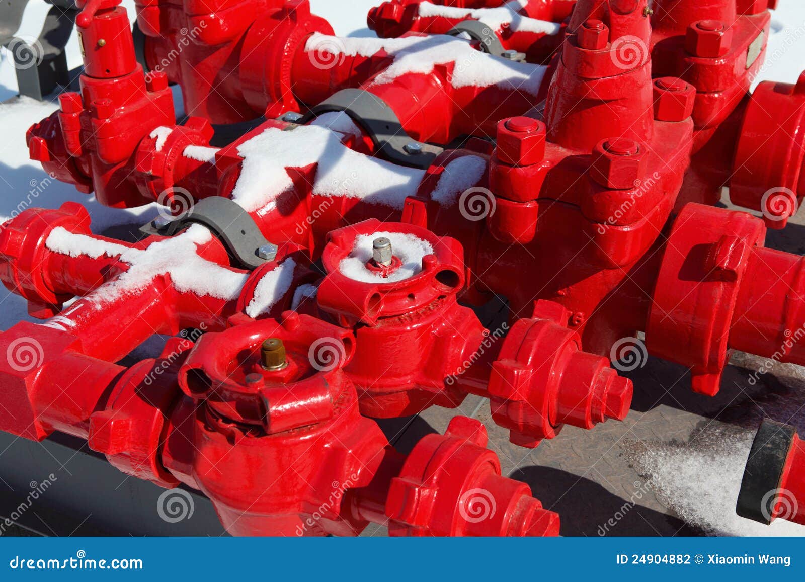 Red valves stock photo. Image of lines, perpendicular - 24904882