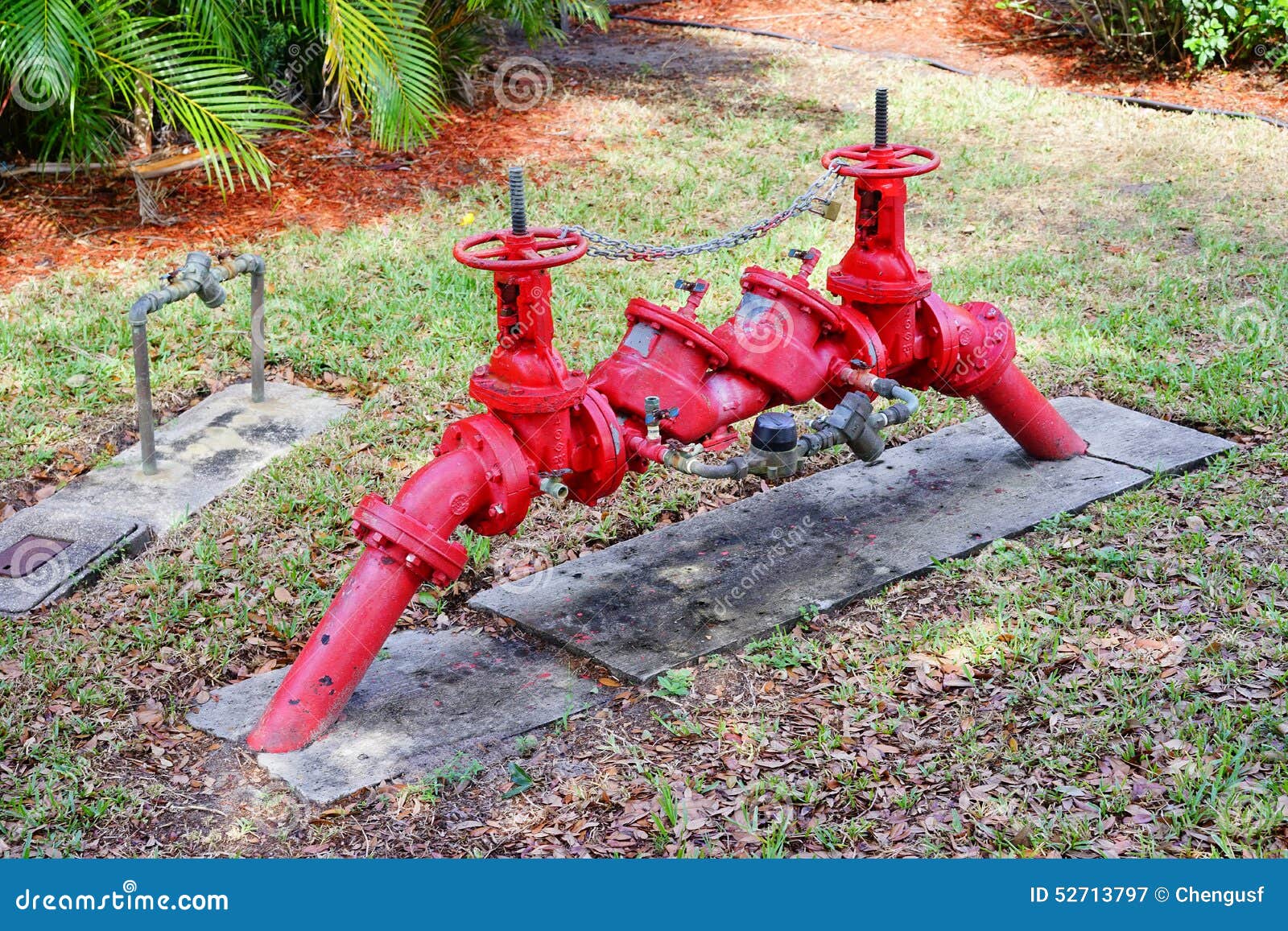 Red valves and handle stock image. Image of fuel, chemical - 52713797