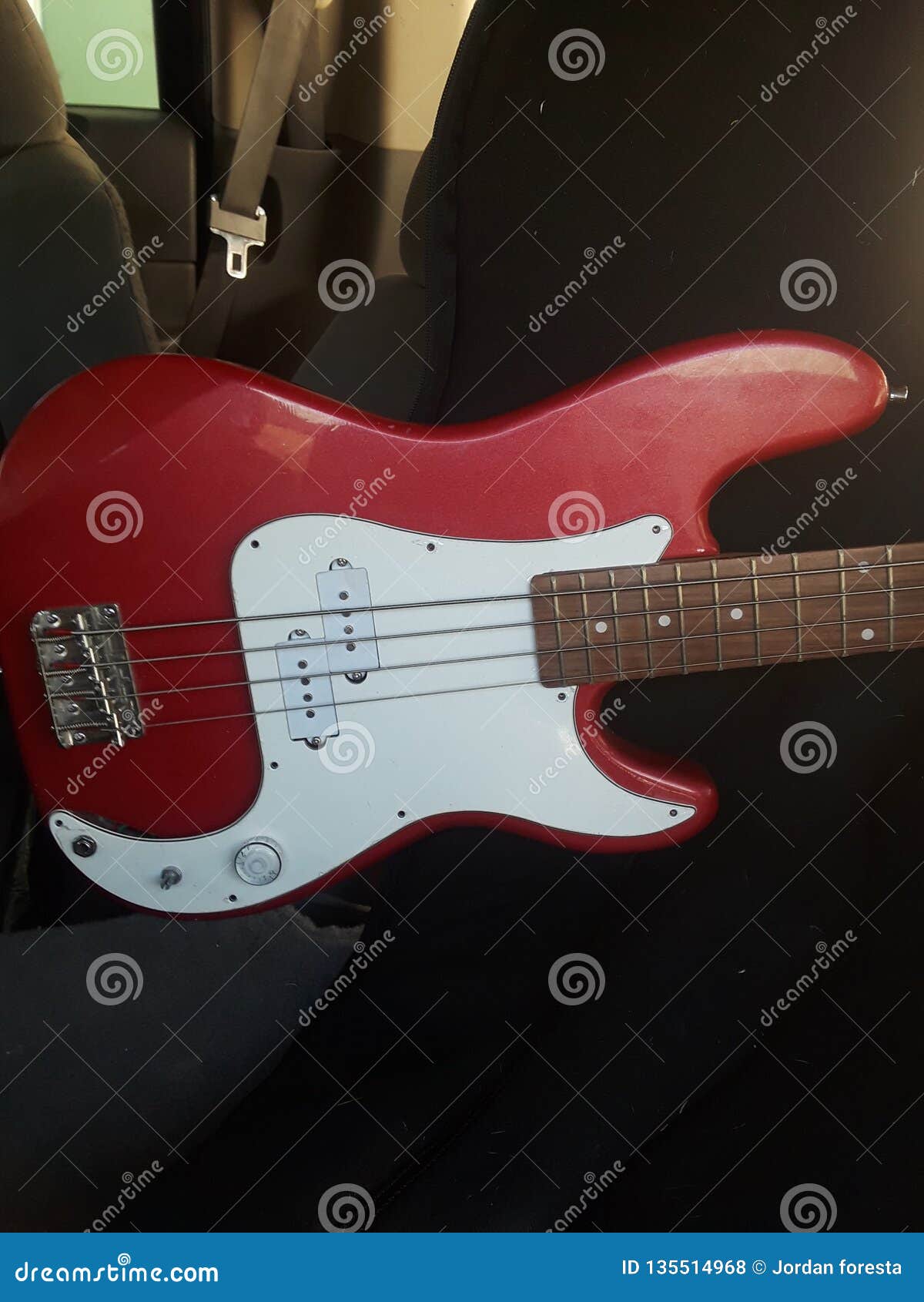 Red vamp Guitar stock photo. Image of vampire, guitar - 135514968