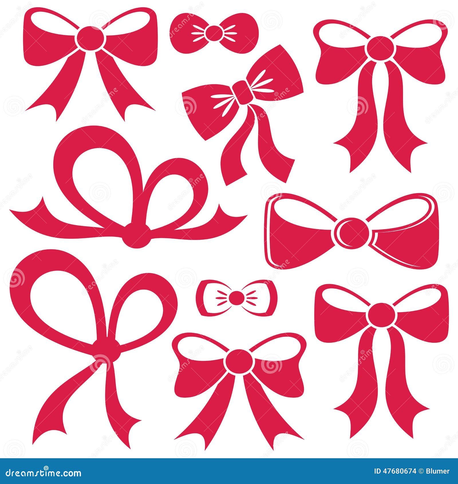 Bows Vector Illustration | CartoonDealer.com #13408992