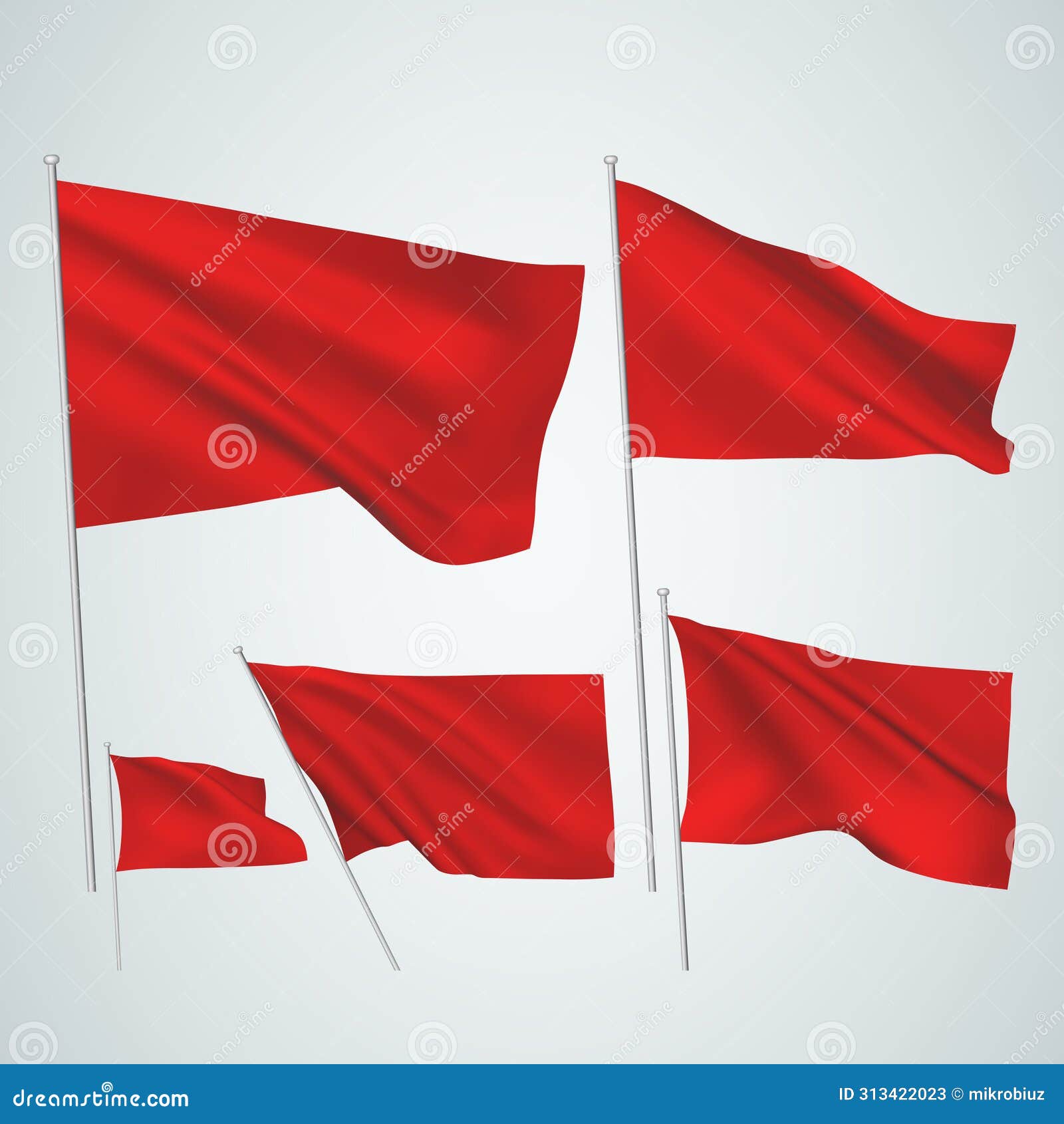 Red vector flag templates stock vector. Illustration of country - 313422023