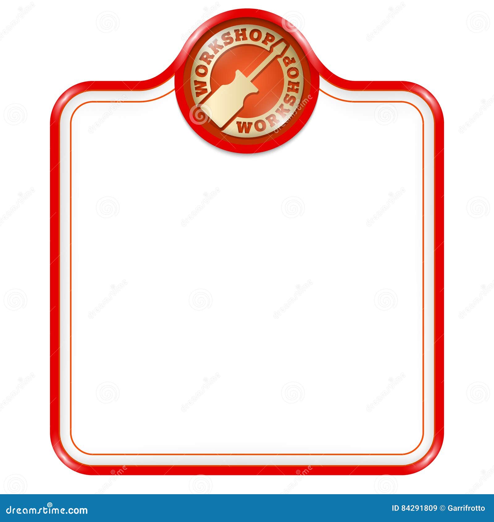 Red vector frame stock vector. Illustration of education - 84291809