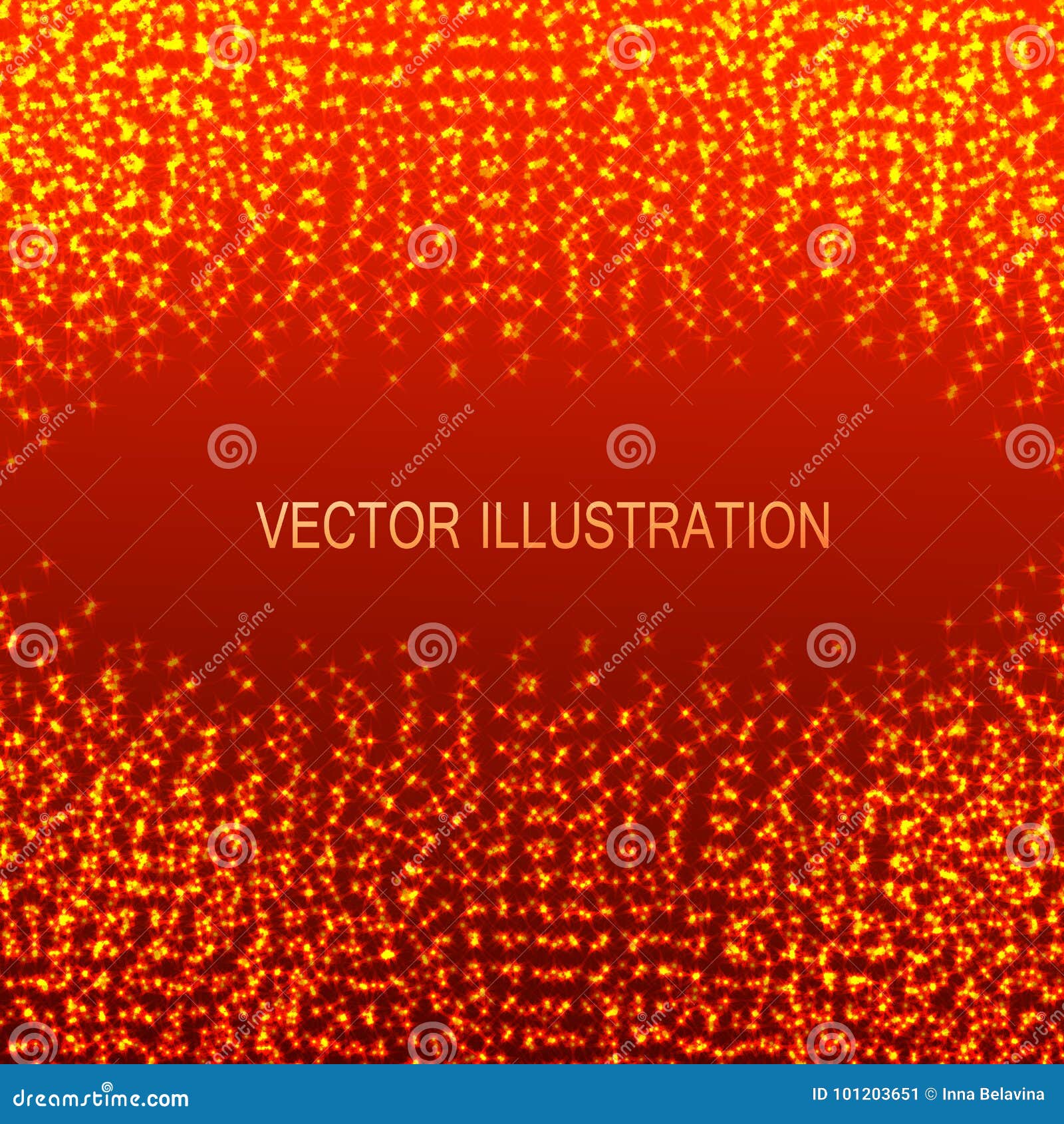 Red Vector Illustration with Particles. Illustration with Abstract ...