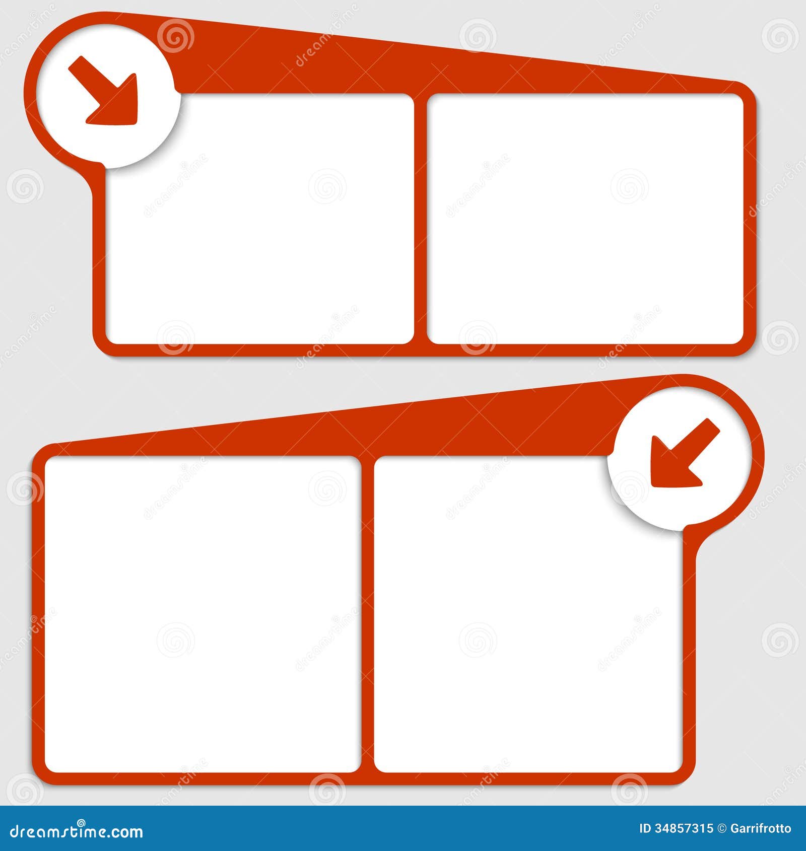 Red vector text frame stock vector. Illustration of business - 34857315