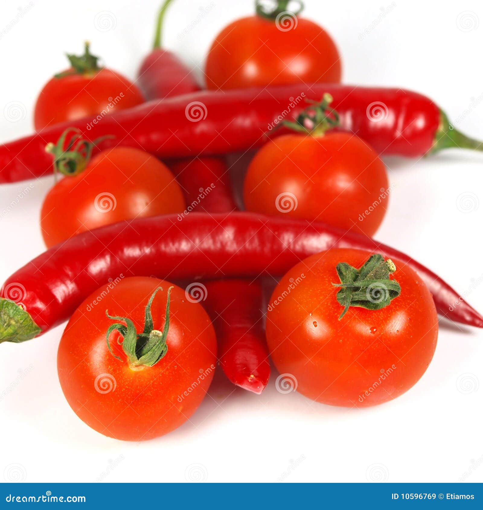 Red vegetables stock image. Image of green, market, cooking - 10596769