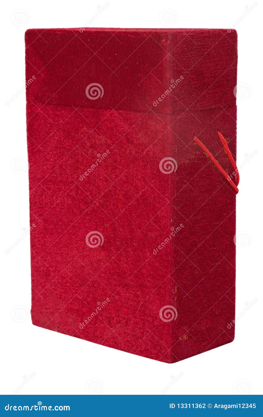 Red velour box stock photo. Image of greeting, celebration - 13311362