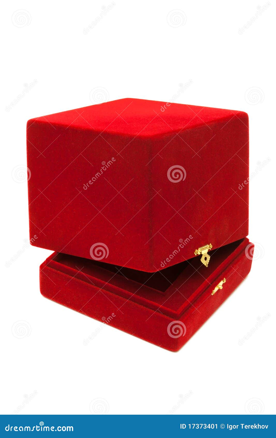 Red velvet box stock image. Image of gift, package, valentine - 17373401