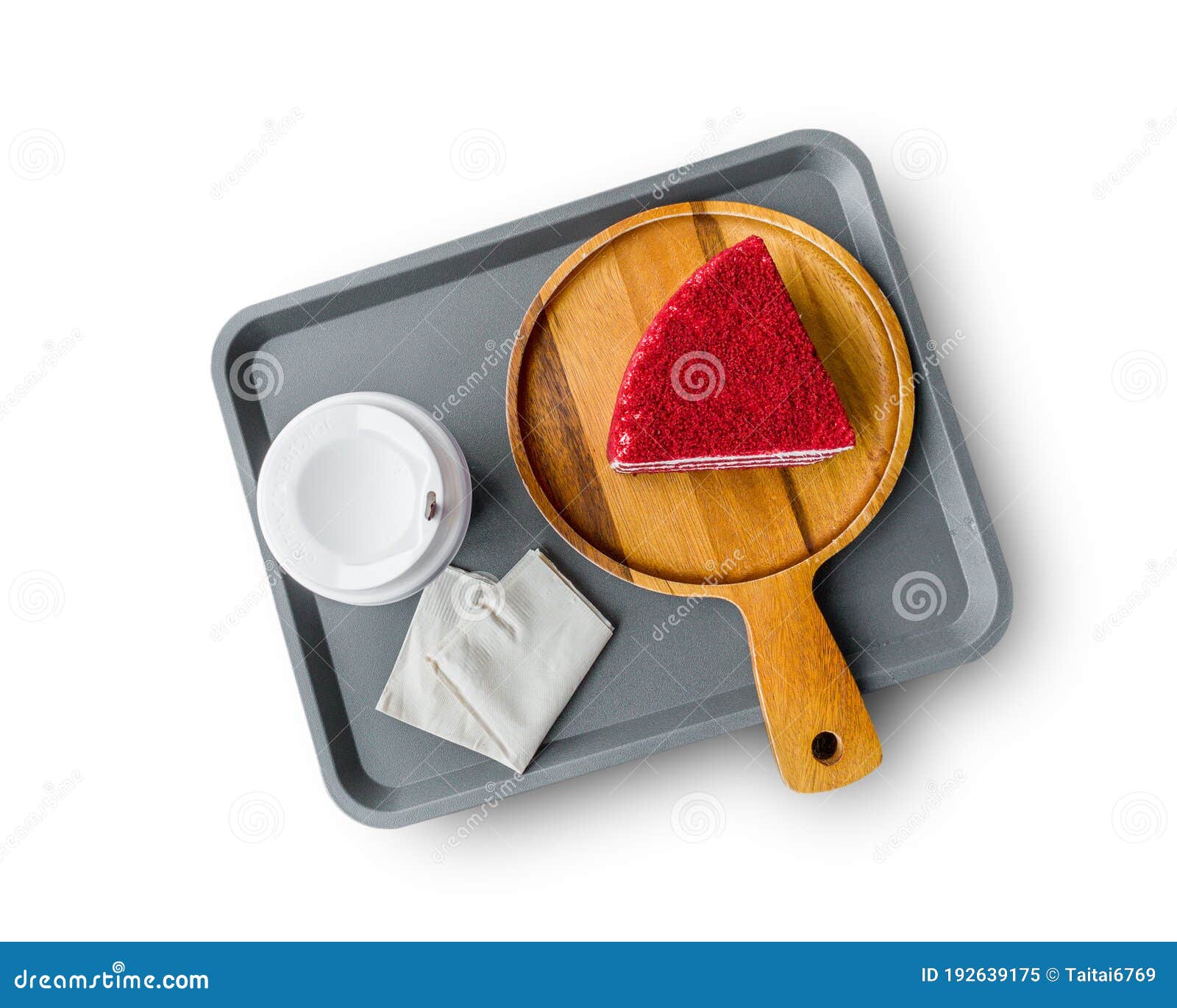 Red Velvet Cake Isolated on White Stock Image - Image of diet, food ...