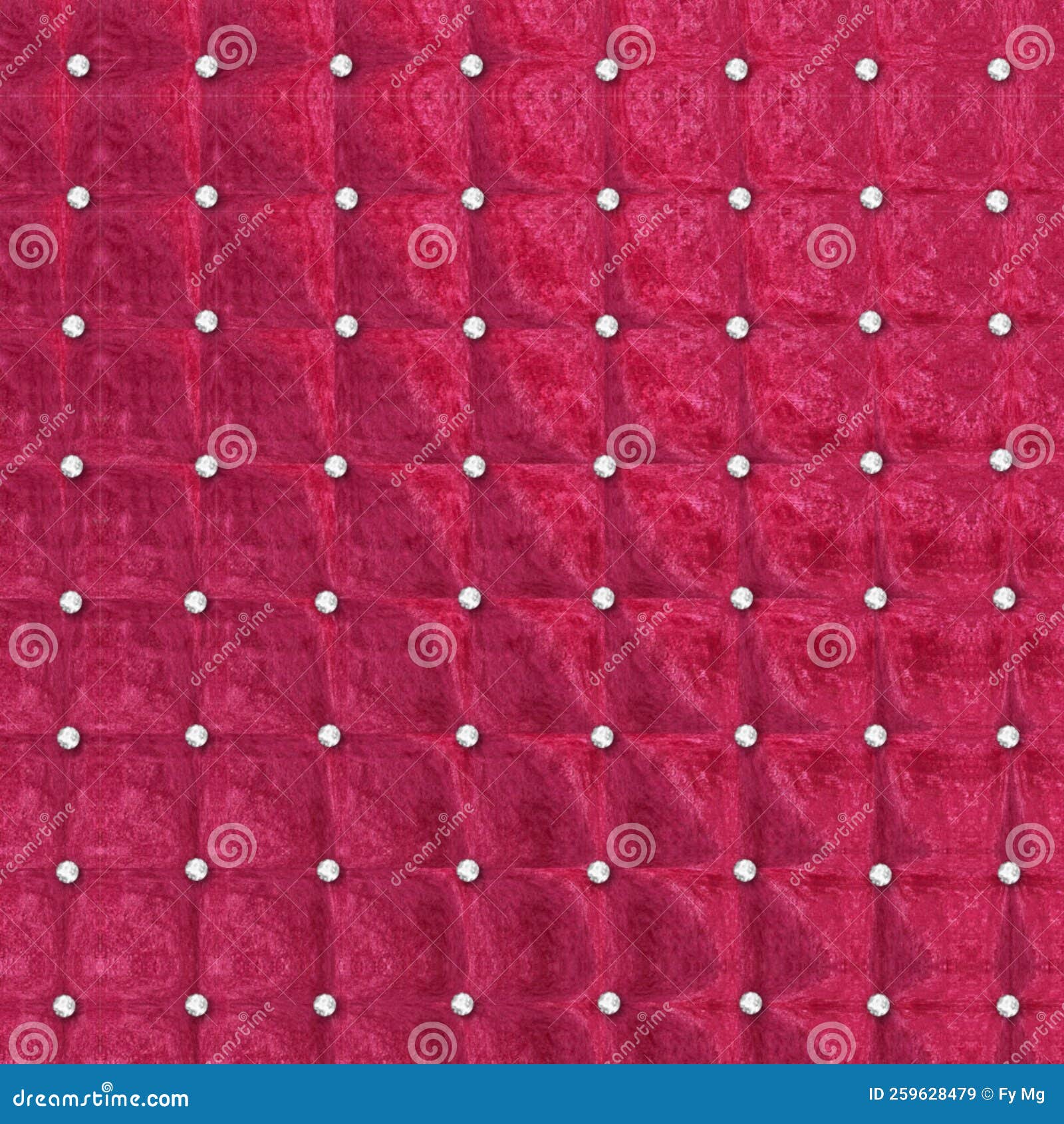 RED VELVET DIAMOND STUDDED LUXURY PADDED BACKGROUND Stock Image - Image ...