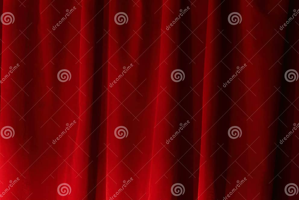 Red Velvet Drapes stock image. Image of drapes, drape - 13401315