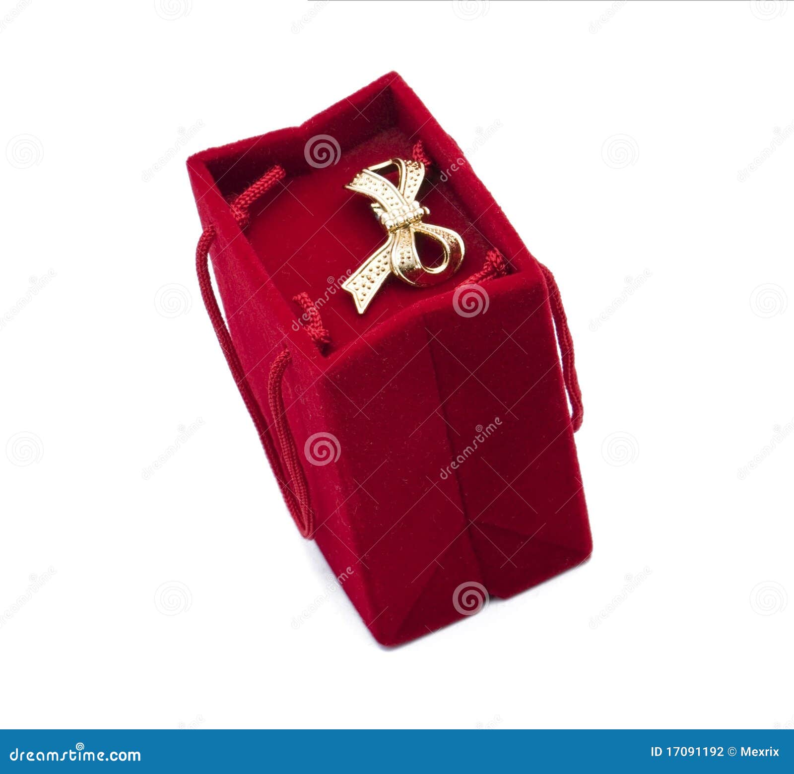 Red velvet gift box stock photo. Image of gold, decor - 17091192