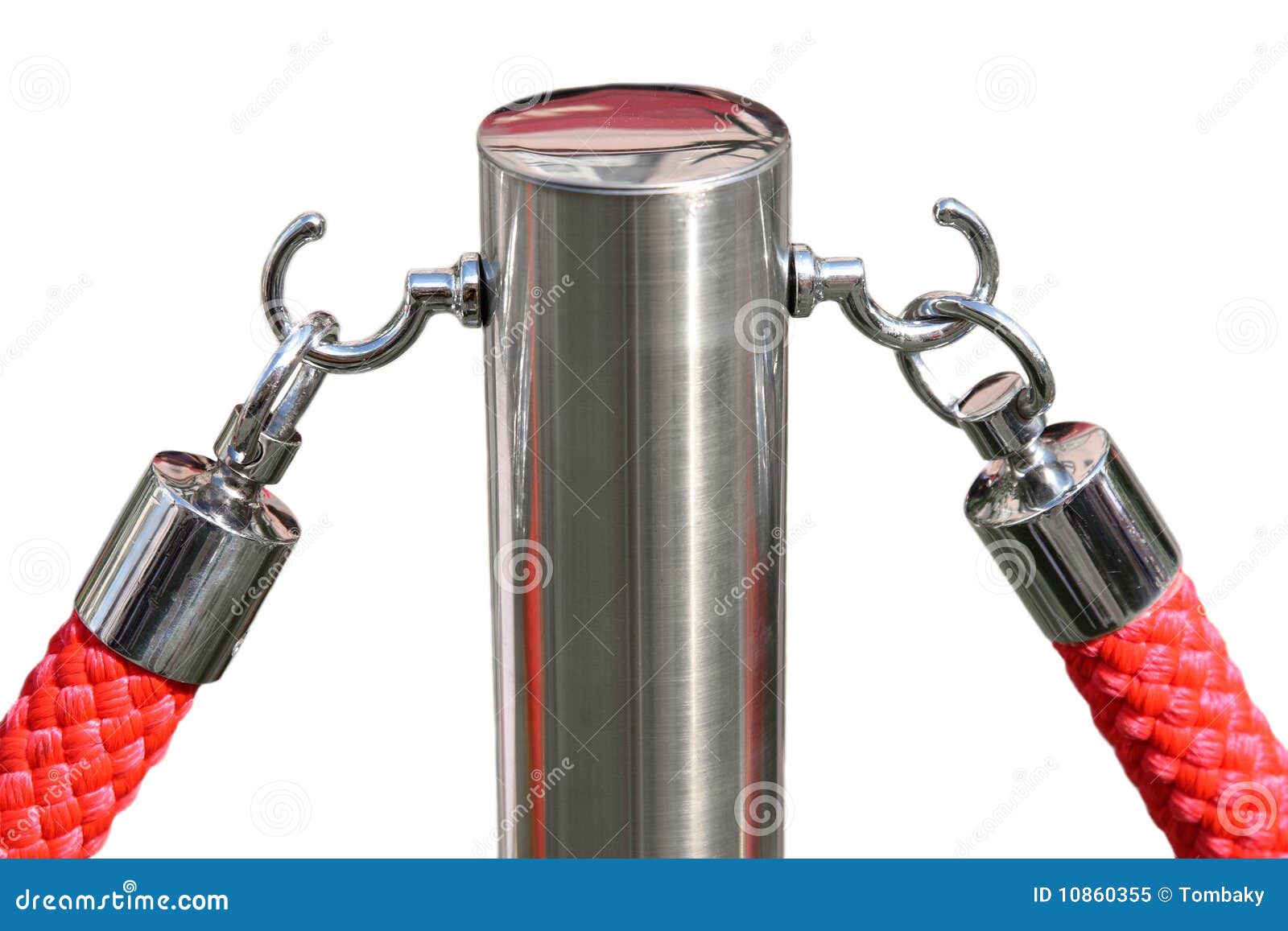 Red Velvet Rope and a Silver Pole Stock Image - Image of club, elegant ...