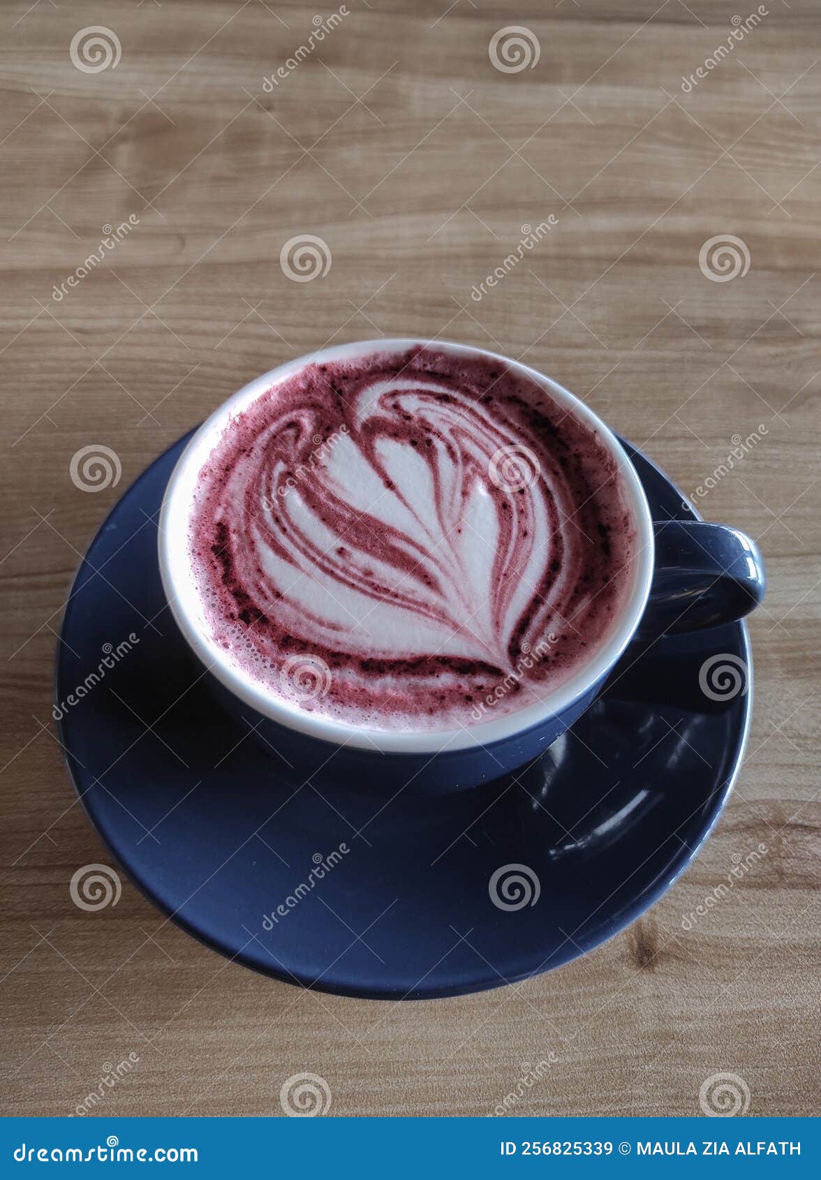 Red Velvet on the Table in AIT Coffee Stock Image - Image of table ...