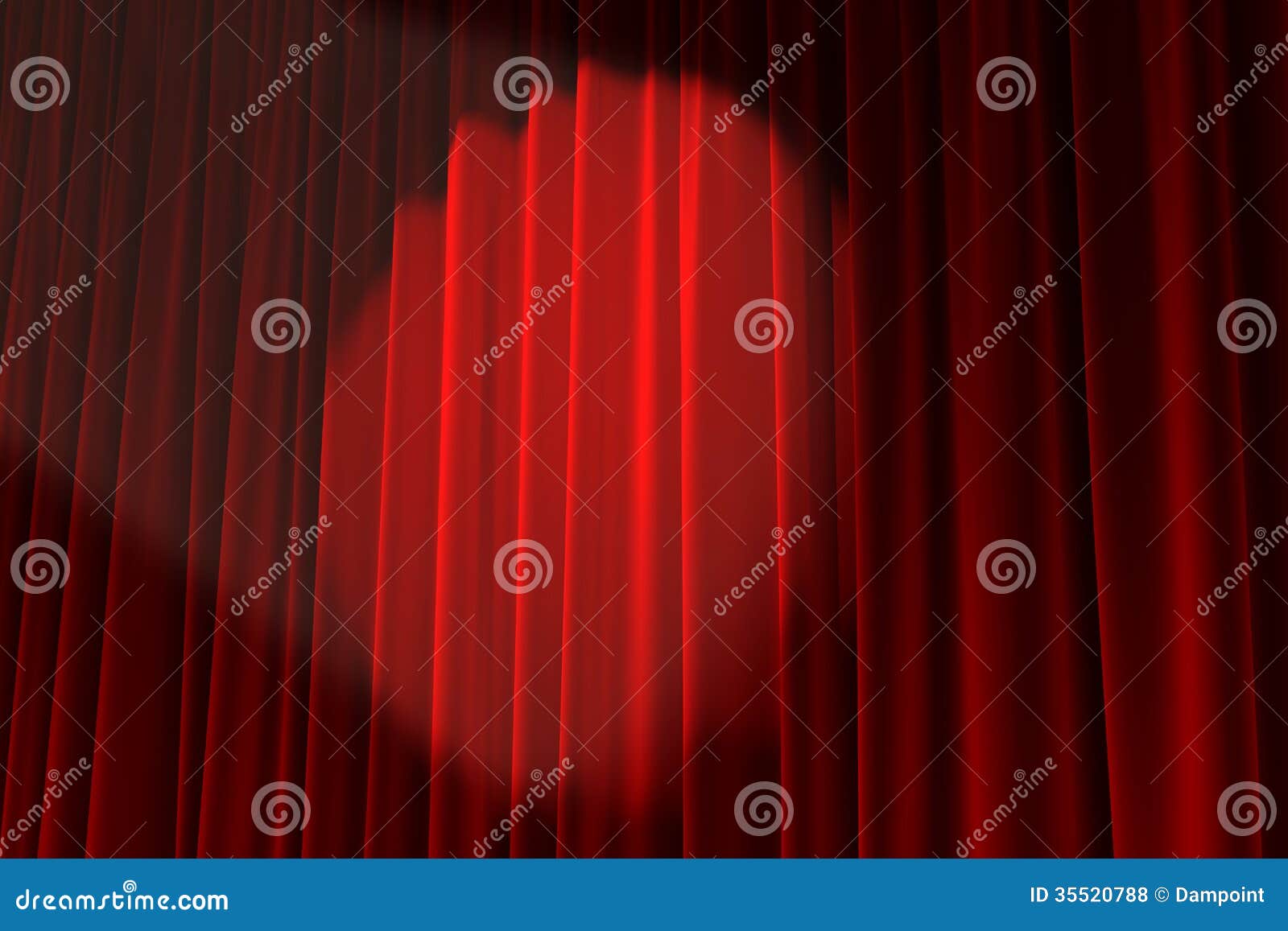 Red Velvet Texture Illuminated by a Circle Shaped Spotlight Stock Photo ...