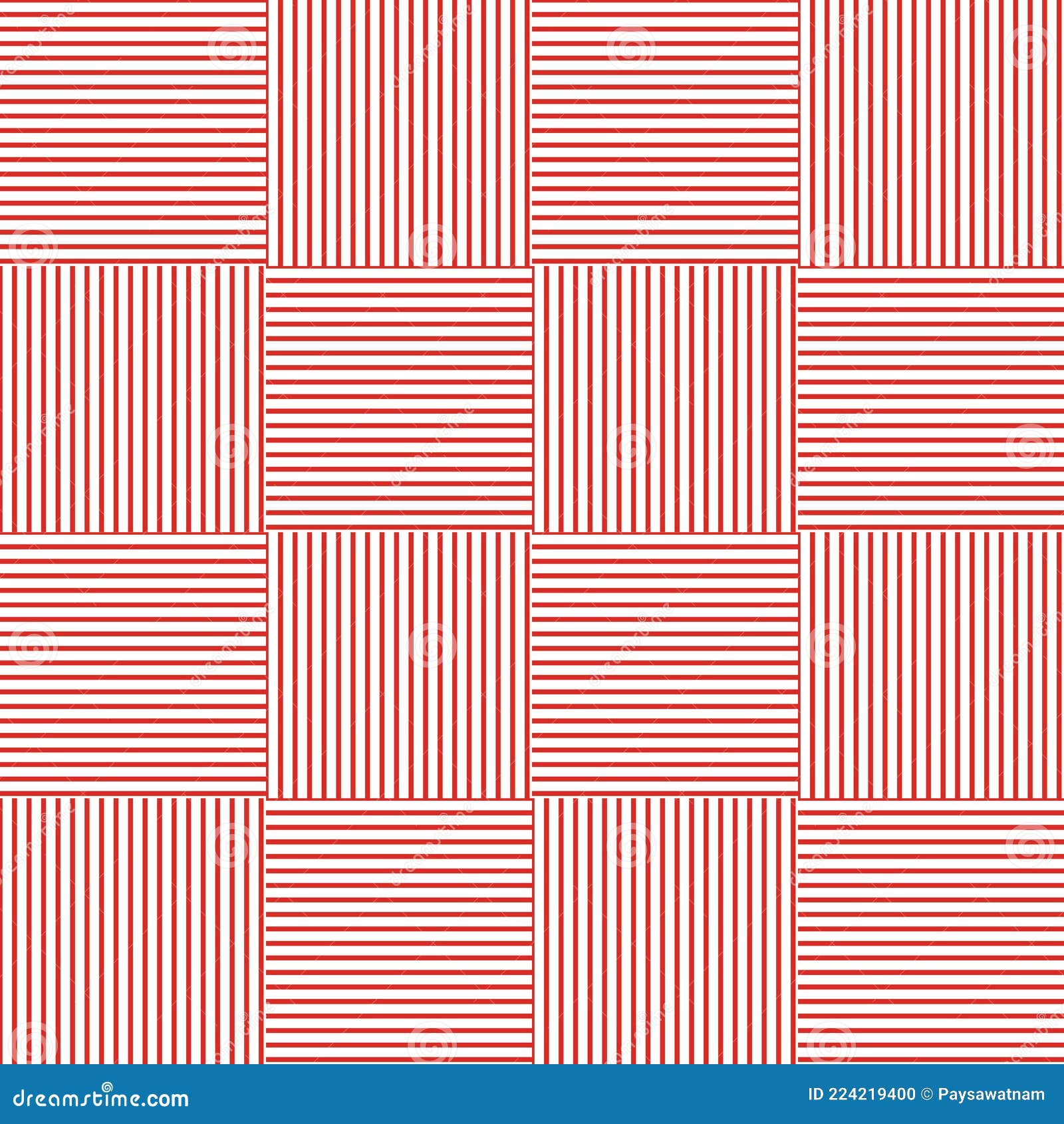 Red Vertical And Horizontal Lines Arranged Alternately.Pattern On White ...