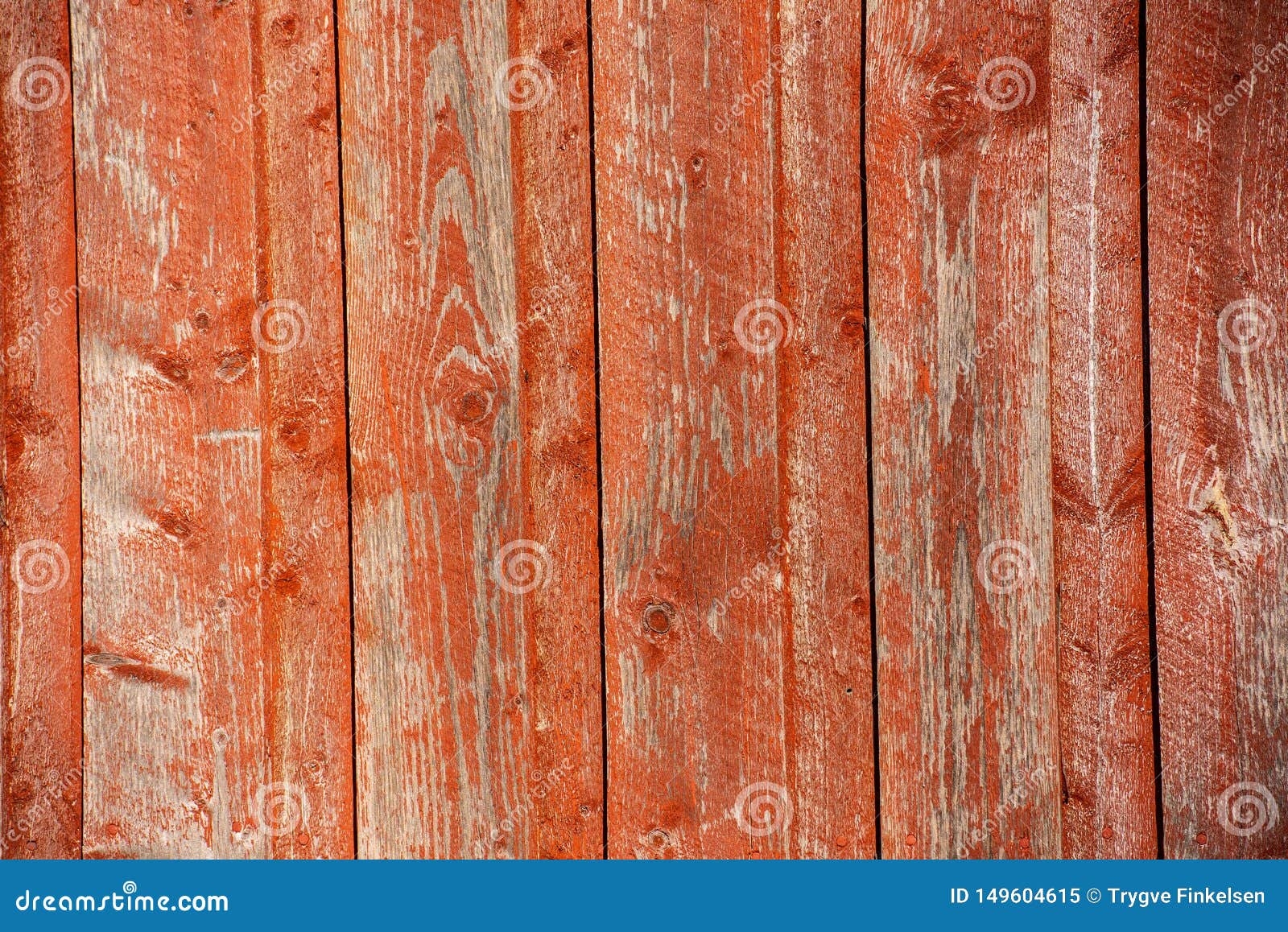 Red Vertical Wood Paneling in Sunlight Stock Image - Image of plank ...
