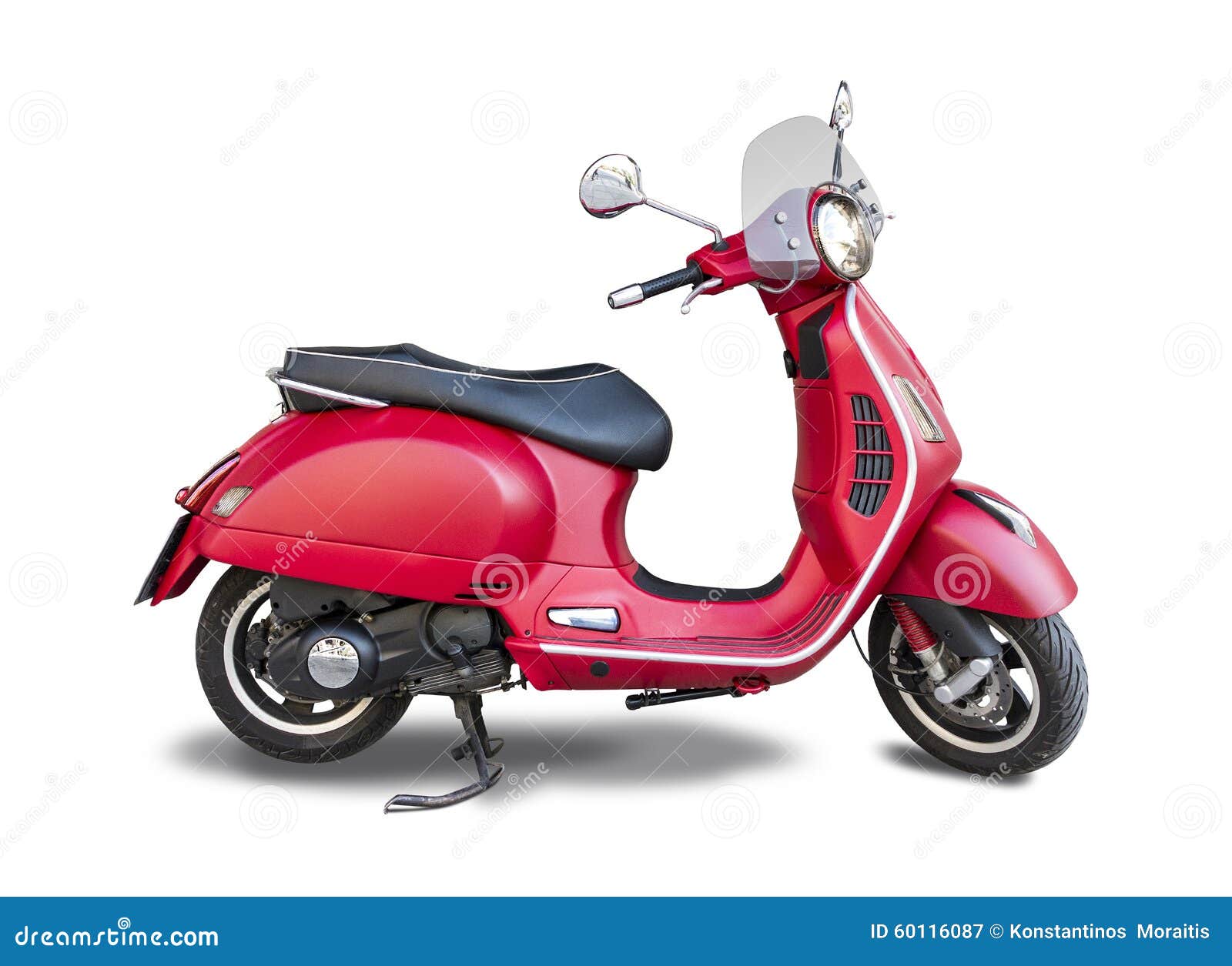 Red Vespa stock image. Image of retro, italian, brand - 60116087