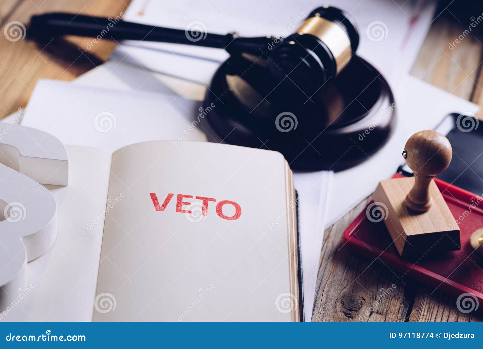 Polish Law Act With Red Veto Stamp. Royalty-Free Stock Image ...