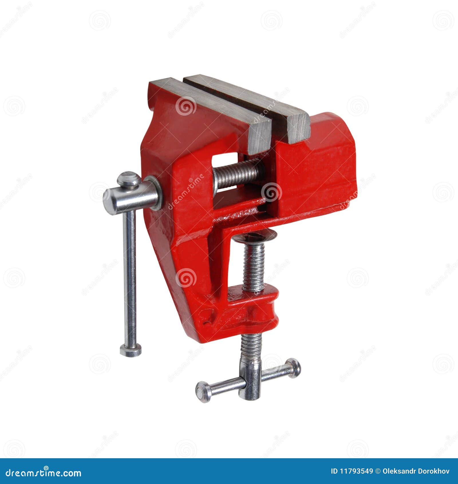 Red vice stock image. Image of tool, work, working, vice - 11793549