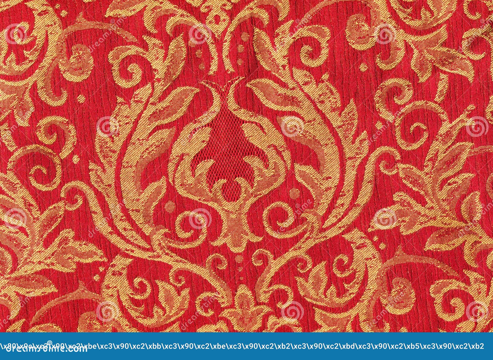Red vintage fabric stock image. Image of baroque, elegant - 17853487