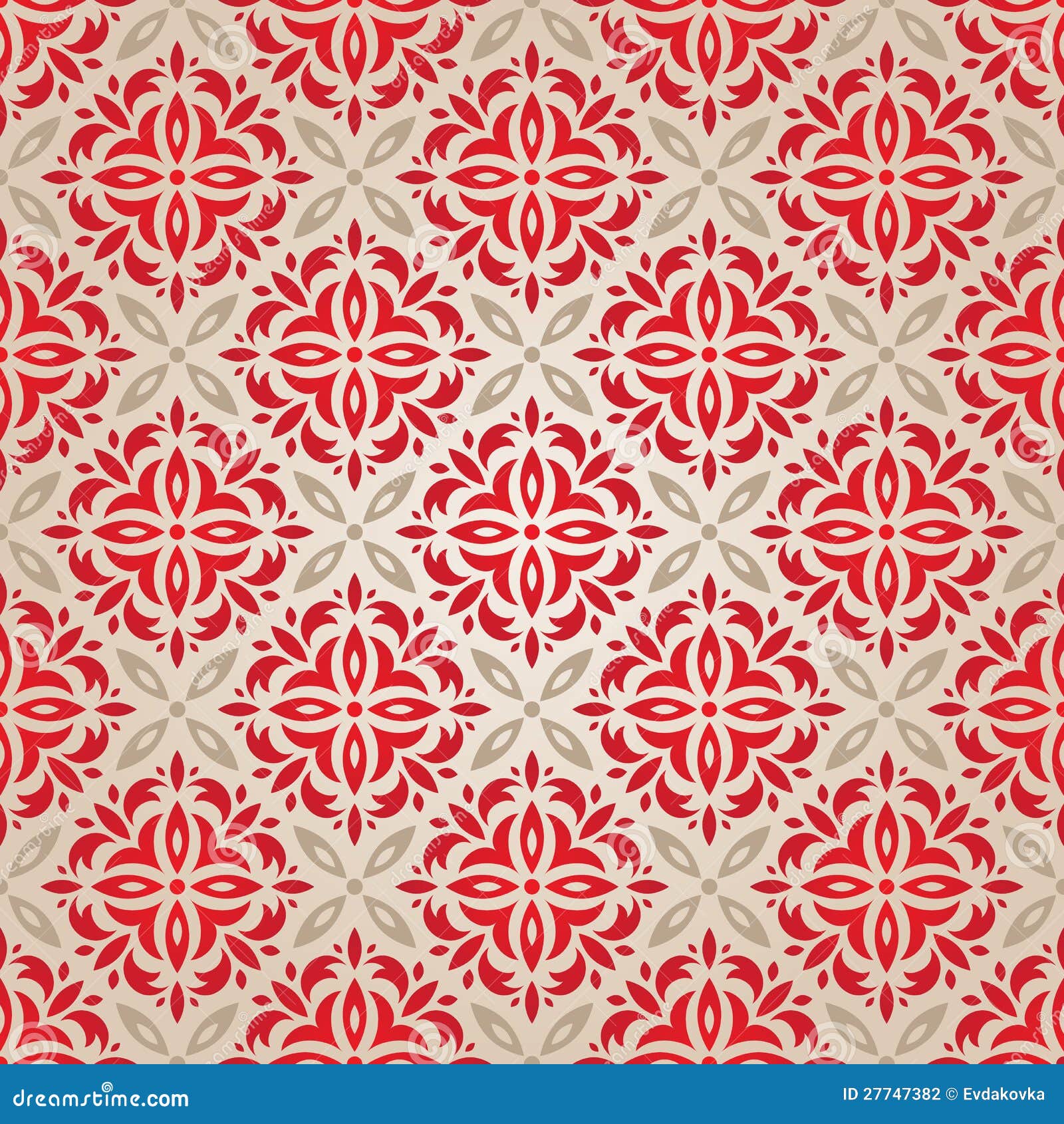 Red vintage wallpaper stock vector. Illustration of baroque - 27747382